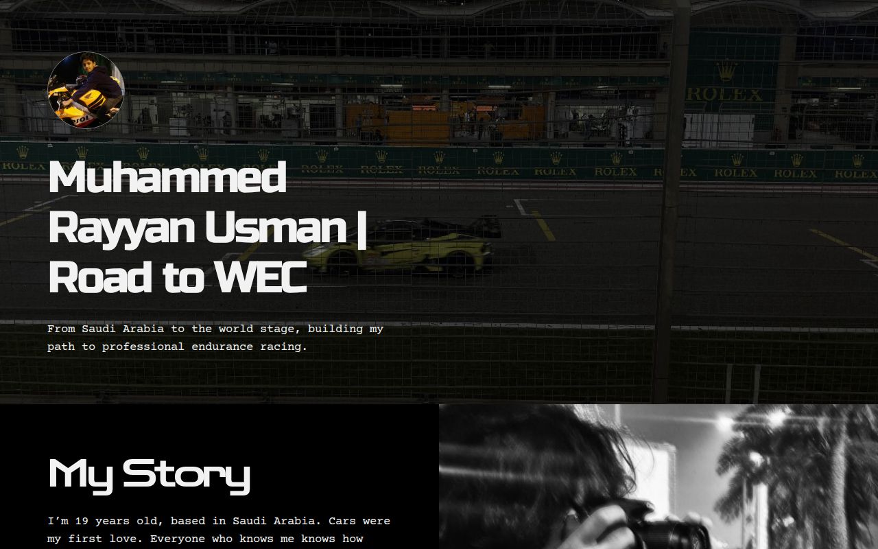 Rayyan Usman - Motorsports Journey